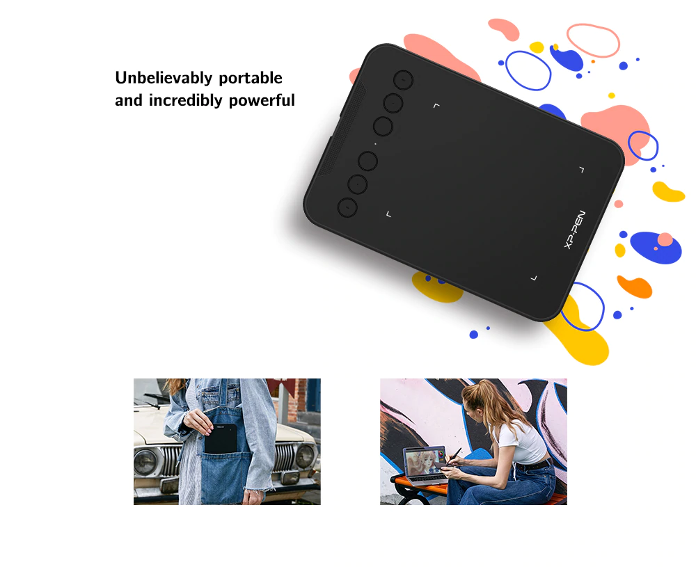 XP-PEN New Deco mini4 Drawing Tablet Digital Graphic Tablets UAB 8192 ...
